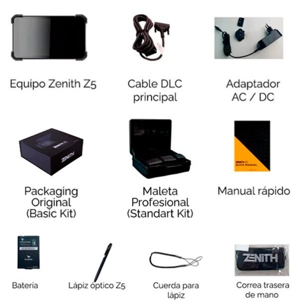 SCANNER AUTOMOTRIZ G-SCAN ZENITH Z5 - Chilelift