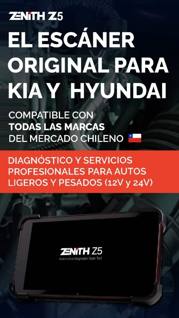 SCANNER AUTOMOTRIZ G-SCAN ZENITH Z5 - Chilelift
