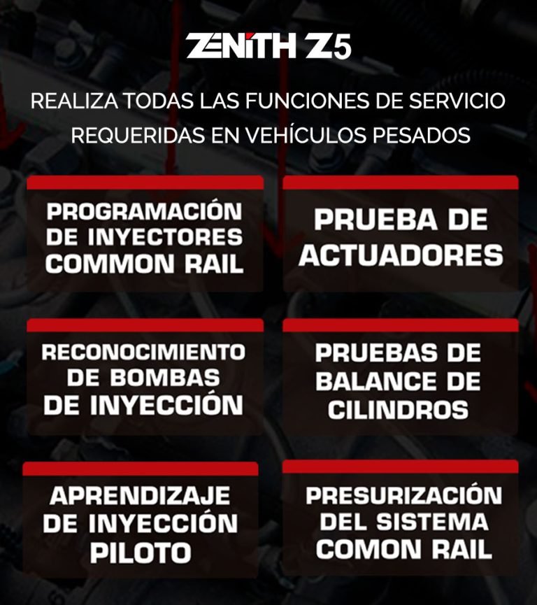 SCANNER AUTOMOTRIZ G-SCAN ZENITH Z5 - Chilelift